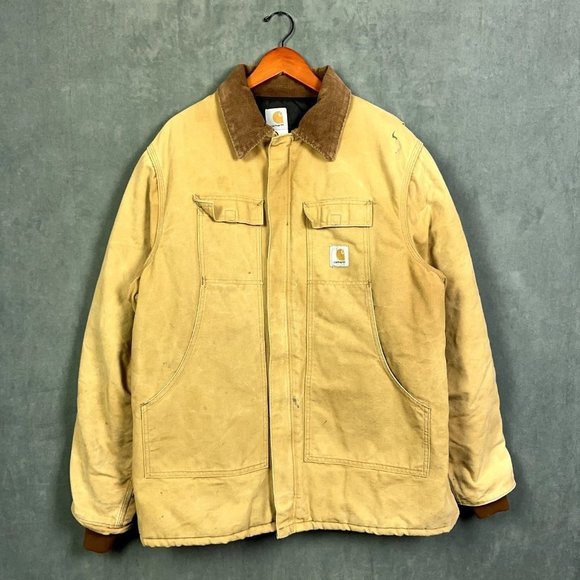 Carhartt | Jackets & Coats | Carhartt Mens Vintage Brown Detroit Work ...